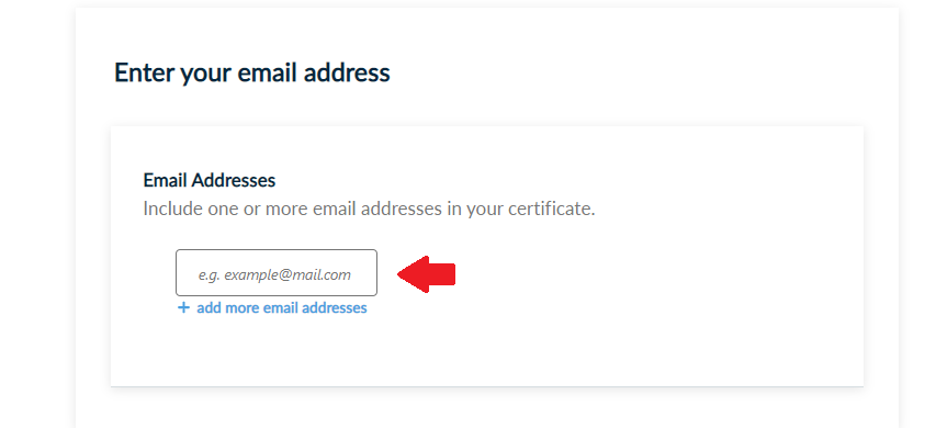 Email-only request | HARICA - Guides