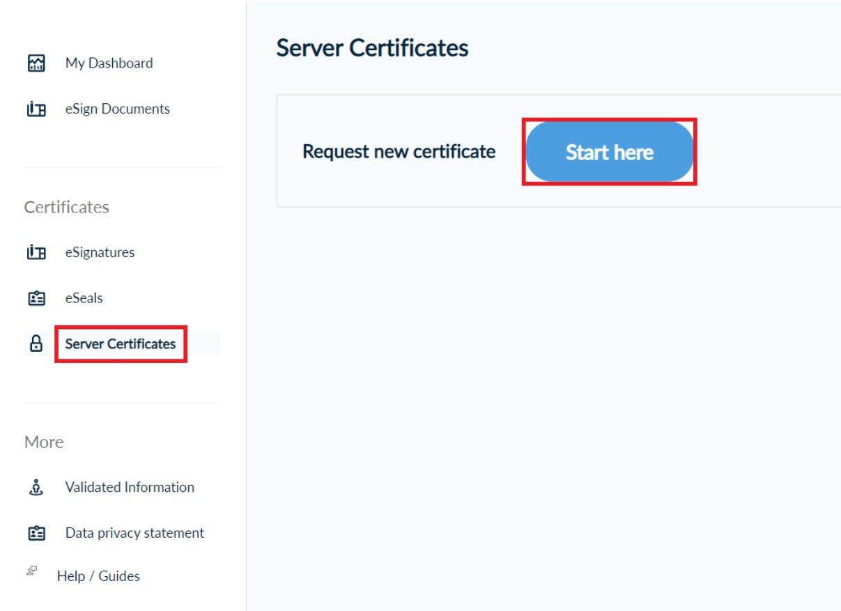 Request for Domain Validated (DV) | HARICA - Guides