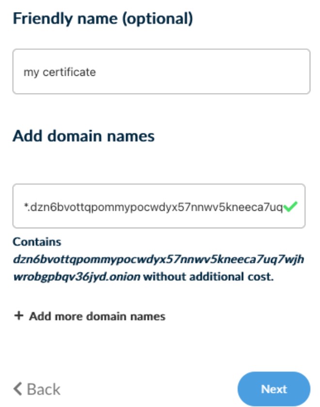 Request for Domain Validated (DV) | HARICA - Guides