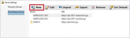 Configure Timestamping | HARICA - Guides