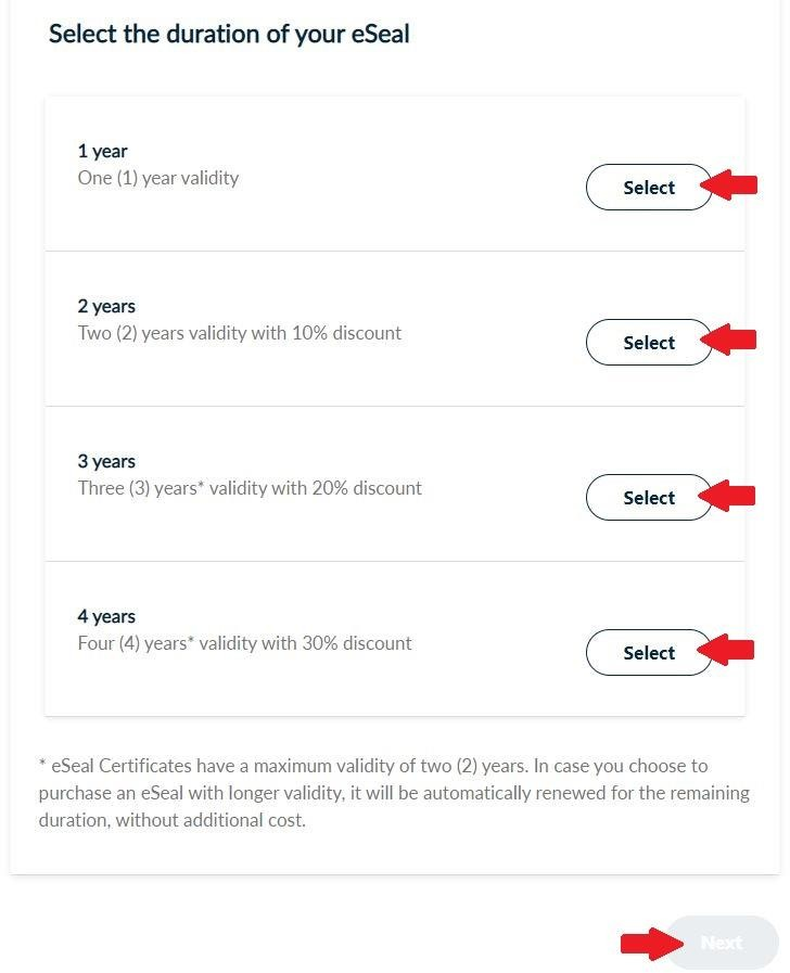 Remote eSeal request | HARICA - Guides